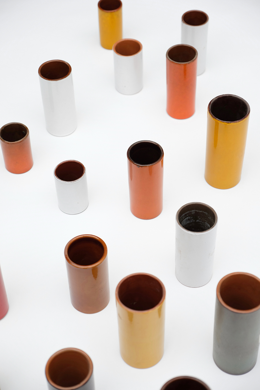 City Furniture | Ceramic cylindrical vases 1960s