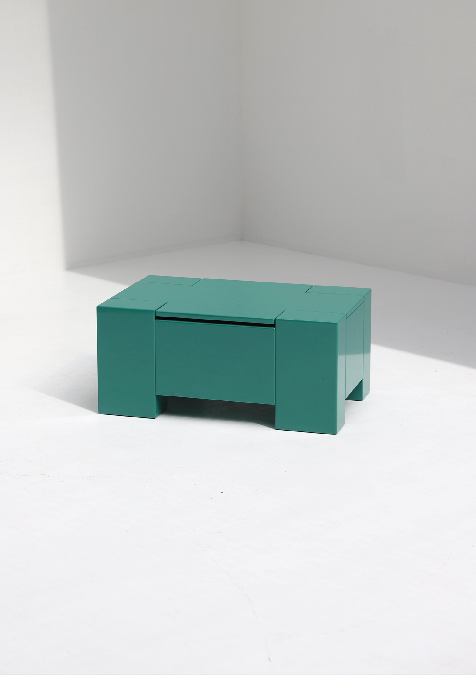 City Furniture | Playful green storage box 1970s