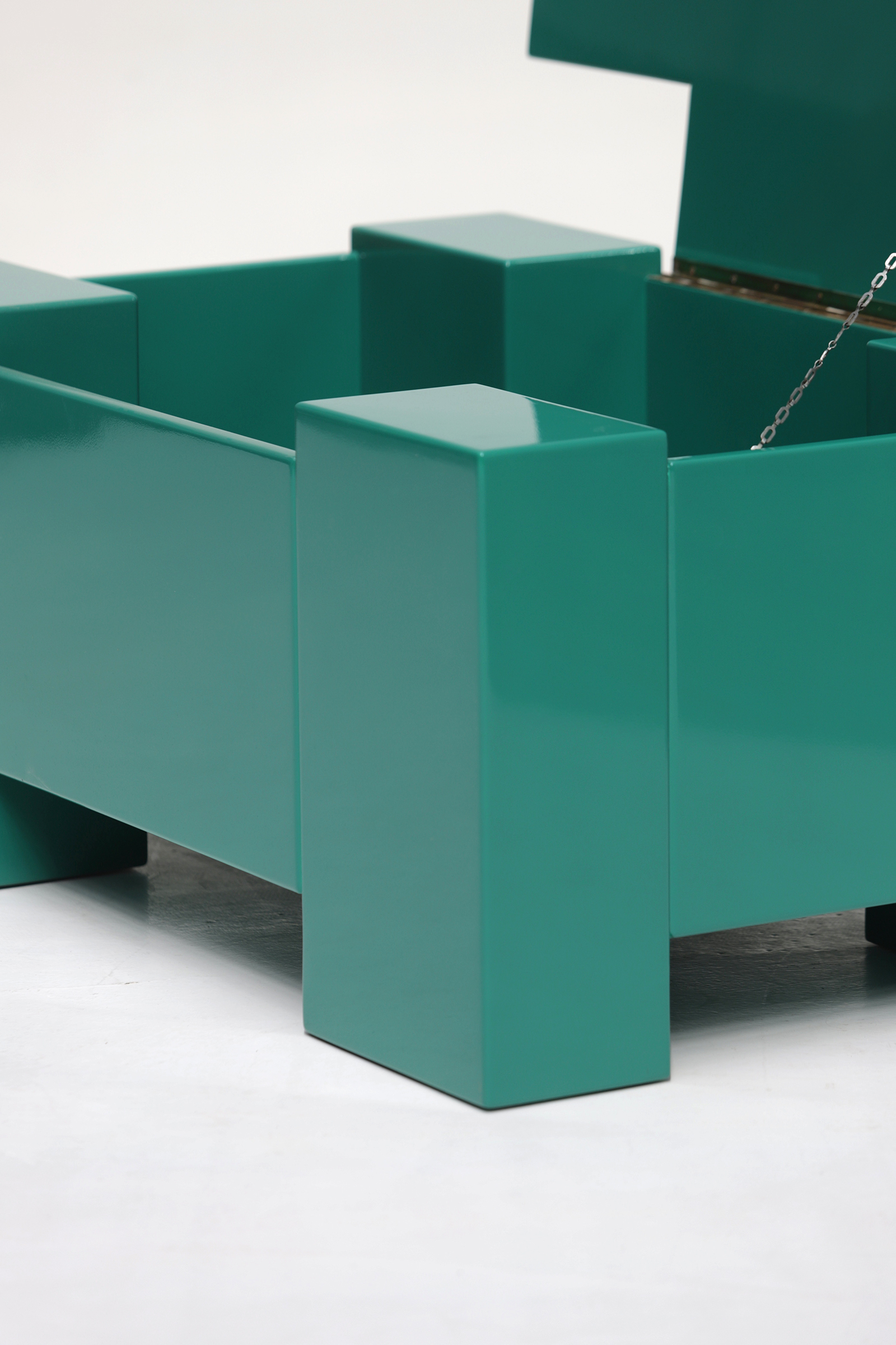 City Furniture | Playful green storage box 1970s